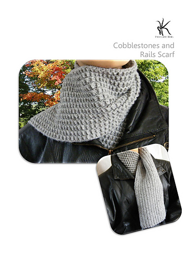 Ravelry: Cobblestones and Rails Reversible Scarf (Worsted) pattern by ...