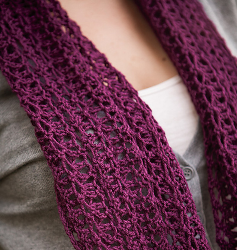 Ravelry: Woodland Grace Moebius Scarf pattern by Luise O'Neill
