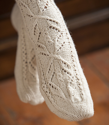 Ravelry: Lace Stockings pattern by Faina Goberstein