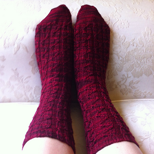 Ravelry: Fata Morgana Mirage Socks pattern by Heatherly Walker
