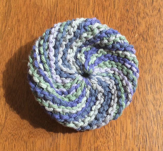Ravelry: Garter Spiral Scrubbie pattern by Anne With