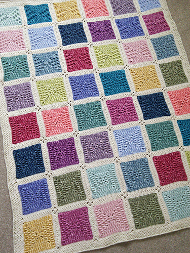 Ravelry: Textured ripple granny square pattern by Pat Foster