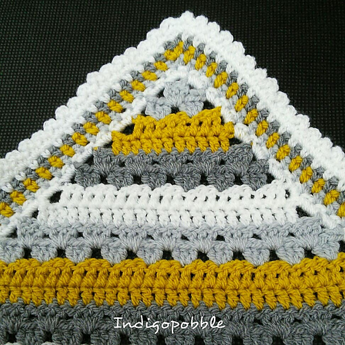 Ravelry: Cosy Stripe C2C Blanket pattern by Pat Foster