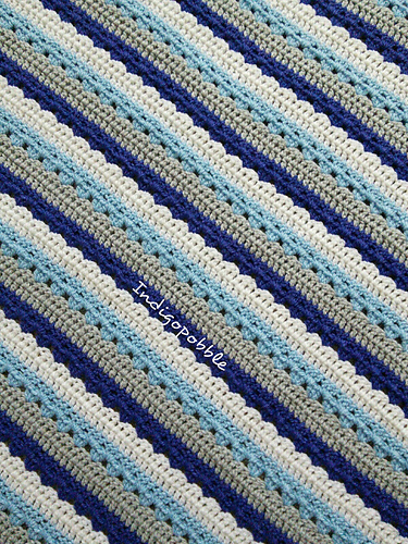 Ravelry: Cosy Stripe C2C Blanket pattern by Pat Foster