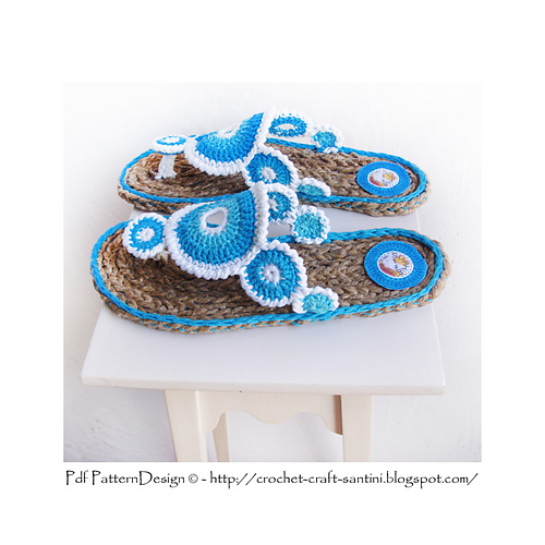 Ravelry: Yo-Yo Sandals with Cord Soles pattern by Sophie and Me-Ingunn ...