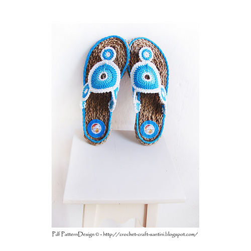 Ravelry: Yo-Yo Sandals with Cord Soles pattern by Sophie and Me-Ingunn ...