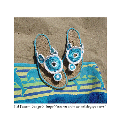 Ravelry: Yo-Yo Sandals with Cord Soles pattern by Sophie and Me-Ingunn ...