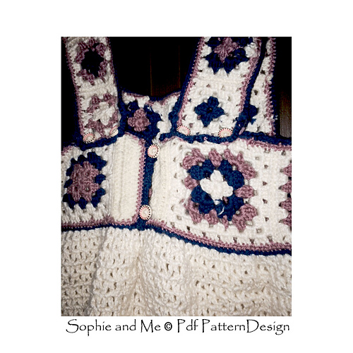 Ravelry: GRANNY SQUARE TODDLER DRESS pattern by Sophie and Me-Ingunn ...
