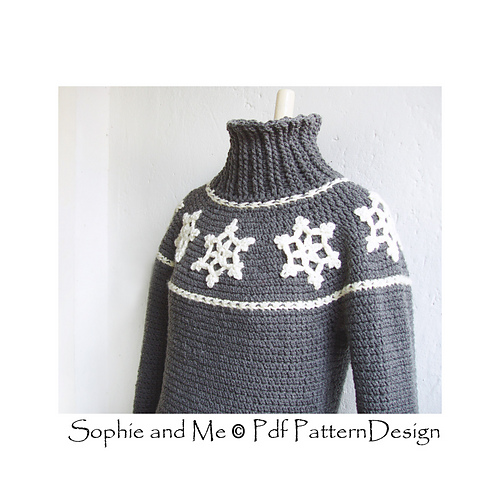 Ravelry: Nordic Snowflake Sweater pattern by Sophie and Me-Ingunn Santini