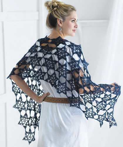Ravelry: Starry Night Wrap pattern by Kristin Omdahl