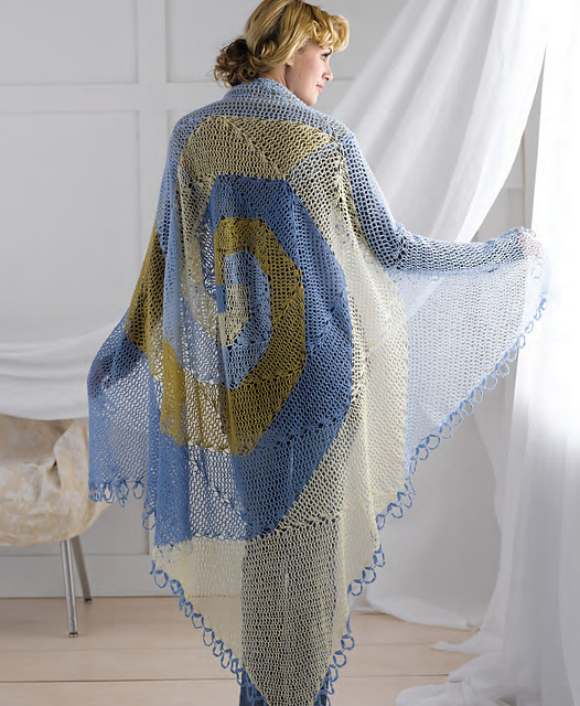 Ravelry: Spiral Wave Shawl pattern by Kristin Omdahl