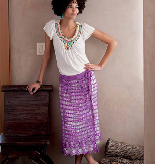 Ravelry: Arcelia Gypsy Wrap Skirt pattern by Kristin Omdahl