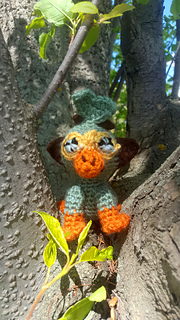 Ravelry: Pokemon Amie: Grookey pattern by Suzanne Boulet