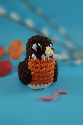 Ravelry: American Robin Keychain pattern by Suzanne Boulet