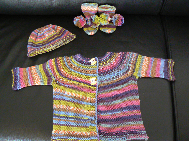 Ravelry: innuendo's Funky baby gift set