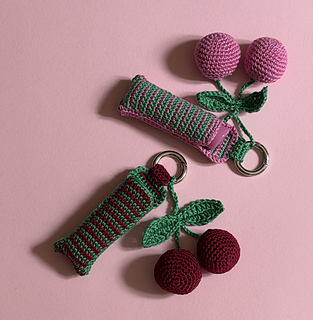 Ravelry: Cherry Lip Balm Holder pattern by Interhiors