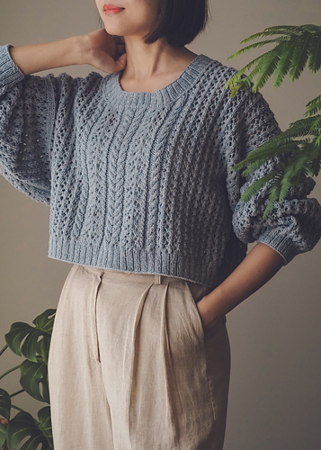Ravelry: Hailey Sweater pattern by Irene Lin