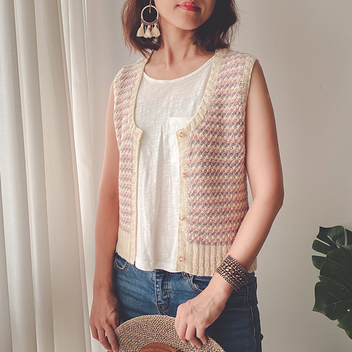 Ravelry: Daisy Vest pattern by Irene Lin