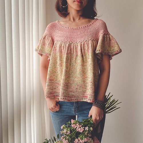 Ravelry: Fiore Top pattern by Irene Lin