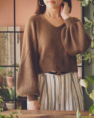 Ravelry: Afra Sweater pattern by Irene Lin