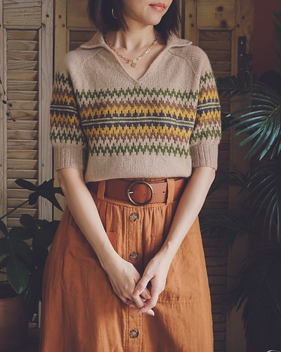 Ravelry: Liana Sweater pattern by Irene Lin