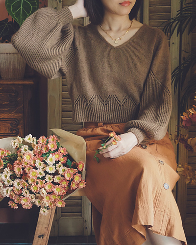 Ravelry: Afra Sweater pattern by Irene Lin