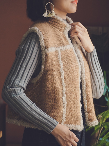 Ravelry: Mellow Vest pattern by Irene Lin