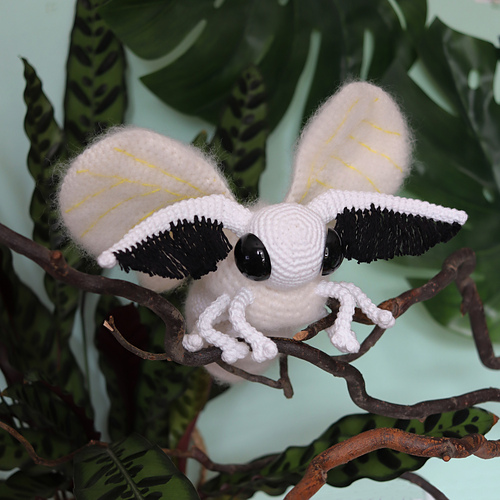 Ravelry: Delilah The Poodle Moth pattern by Irene Strange
