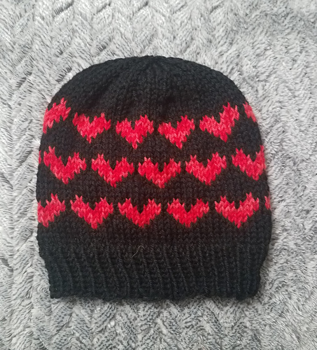 Ravelry: Valentine's Day Beanie pattern by Jeri Sullivan