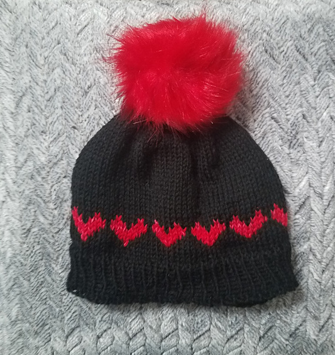 Ravelry: Valentine's Day Beanie pattern by Jeri Sullivan