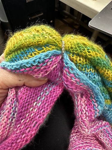 Ravelry: Cashmere Crescent Shawl pattern by Iris Schreier