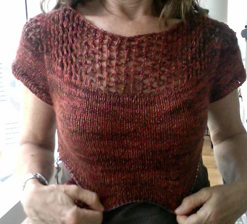Ravelry: Mesh Tee pattern by Iris Schreier
