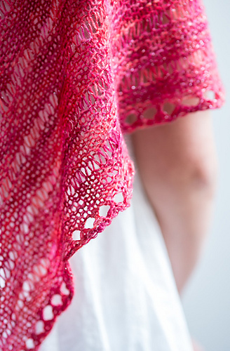 Ravelry: Triangle Lace Shawl pattern by Deborah Frank