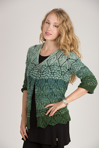Ravelry: Gradient Lace Jacket pattern by Iris Schreier