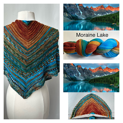 Ravelry: Moraine Lake Shawl pattern by Iris Schreier