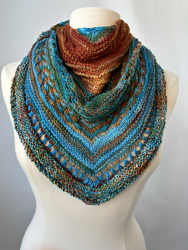 Ravelry: Moraine Lake Shawl pattern by Iris Schreier