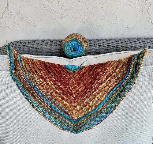 Ravelry: Moraine Lake Shawl pattern by Iris Schreier
