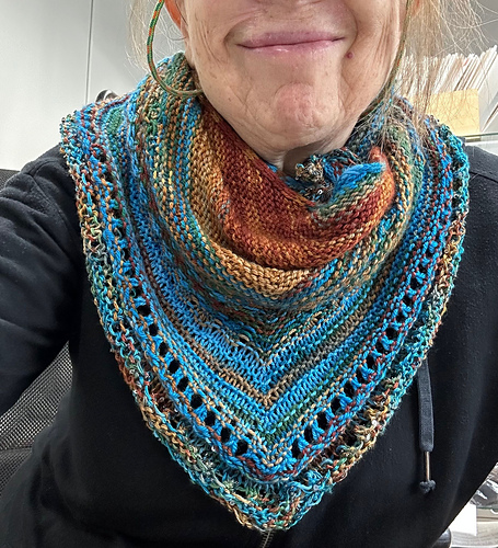Ravelry: Moraine Lake Shawl pattern by Iris Schreier