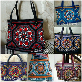 Ravelry: Champa Tote Bag pattern by Irana Shintarani