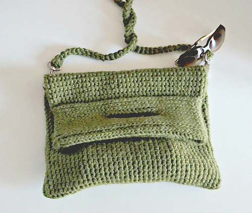 Ravelry: Green Bag Purse pattern by isWoolish