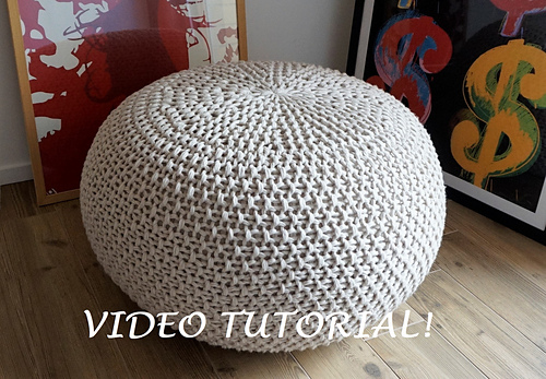 Ravelry: Cozy Chunky Pouf pattern by isWoolish