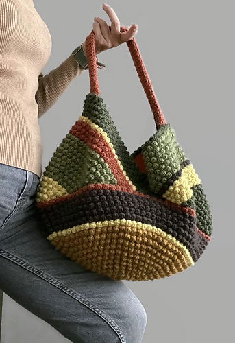 Ravelry: Multicolor Bag in Wool pattern by isWoolish