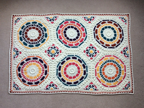 Ravelry: Summer Mosaic Afghan pattern by Julie Yeager