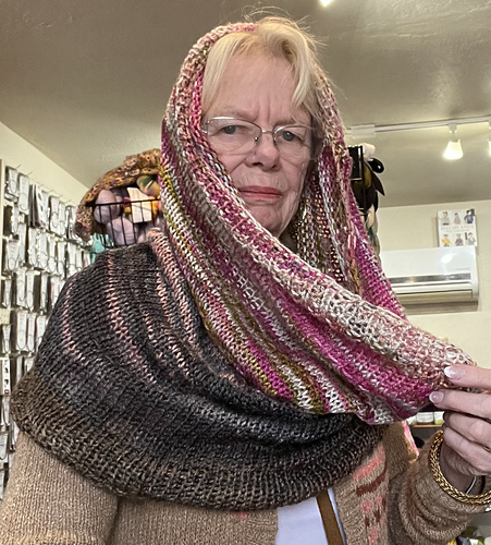 Ravelry: Silky Twist Cowl/Hoodie pattern by Iris Schreier
