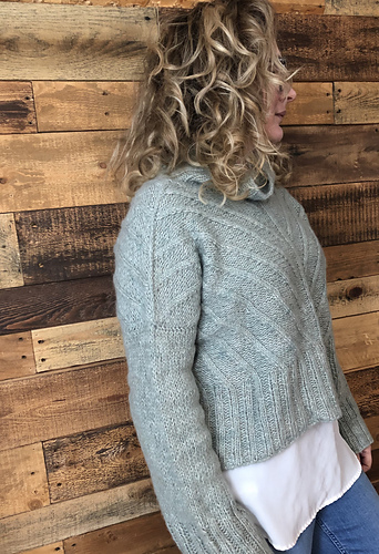 Ravelry: Fishbone chunky sweater pattern by Neringa Ruke