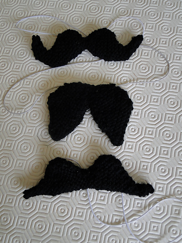 Ravelry: moustache pattern by Vicky Eames