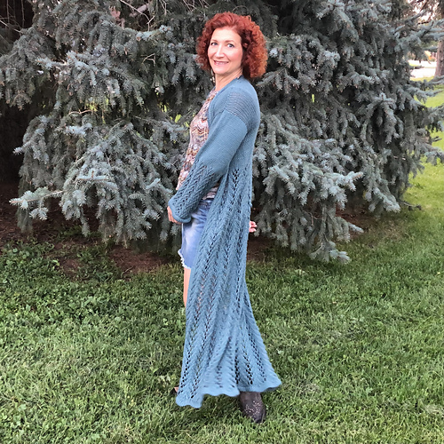 Ravelry: Silver Spring Lace Duster pattern by Amanda Lee