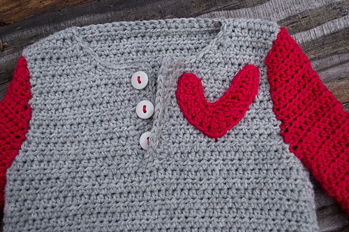 Ravelry: I Heart Henley pattern by Stephanie Mason Paulantis