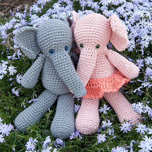 Ravelry: Morris & Matilda Amigurumi Elephants pattern by Karla Fitch
