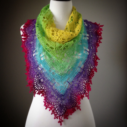 Ravelry: Butterfly Stitch Prayer Shawl pattern by njSharon AND DebiAdams